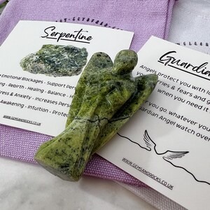 Guardian Angel, Serpentine Crystal Angel Gift, Gift for Daughter ...