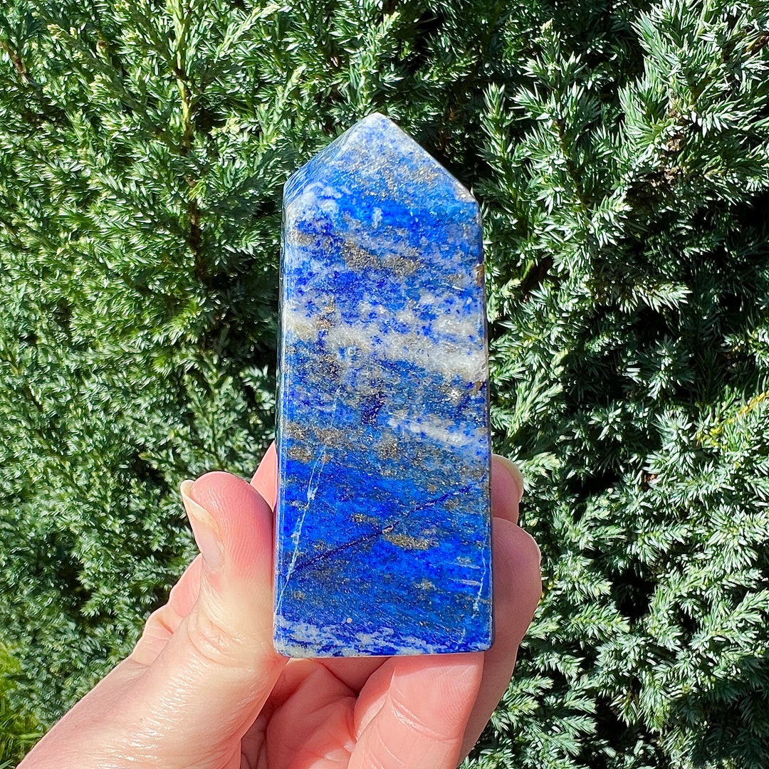 Lapis Lazuli Tower, Crystal Towers, Gift for Her, Male Gift, Christmas ...