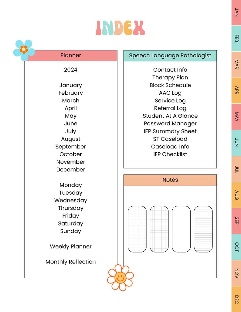 The Happy SLP Planner - Etsy