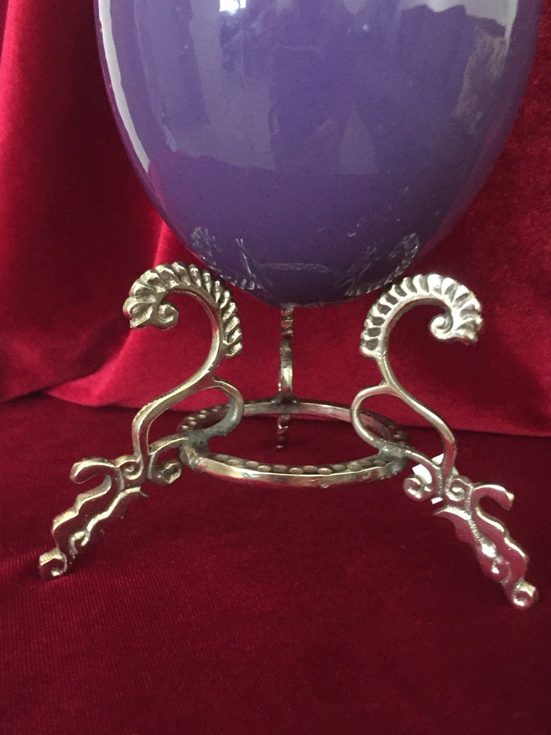 Pewter Tone Emu, Rhea, Ostrich Egg Stand Holder - Etsy