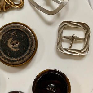 Rare Antique, Vintage Buttons, Tin, Metal, Plastic Assortment of Sizes ...