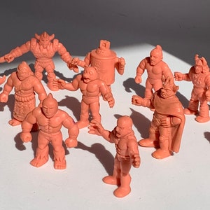 12 Vintage 80's MUSCLE Creature Figures Great Condition - Etsy
