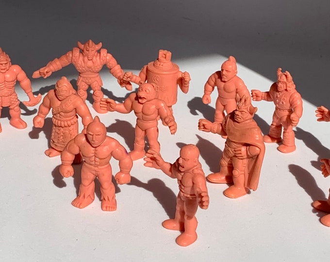 12 Vintage 80's MUSCLE Creature Figures Great Condition - Etsy