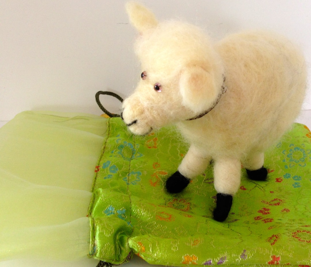 Original Eco Friendly Natural Wool Felted Sheep, Fleecy Lamb - Etsy