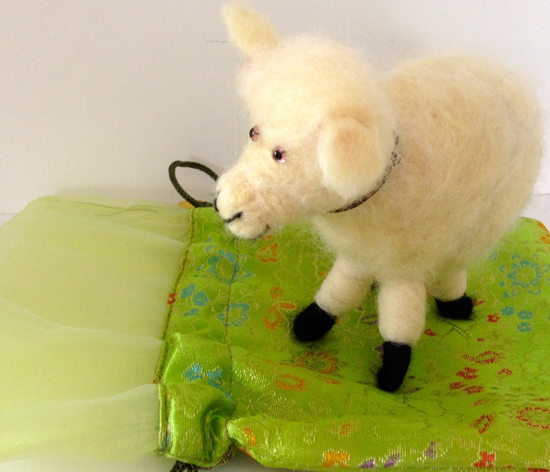 Original Eco Friendly Natural Wool Felted Sheep, Fleecy Lamb - Etsy