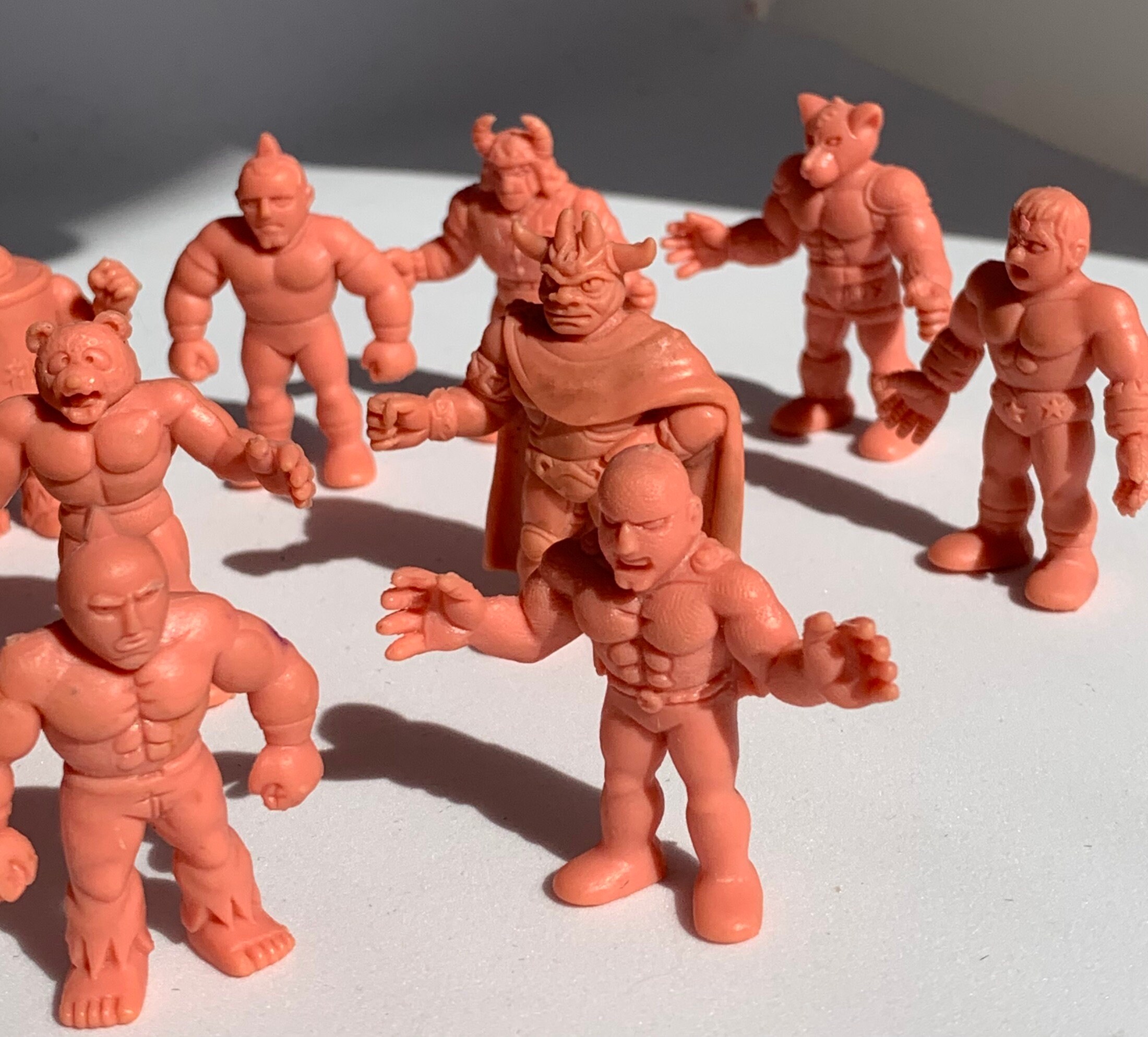 12 Vintage 80's MUSCLE Creature Figures Great Condition - Etsy