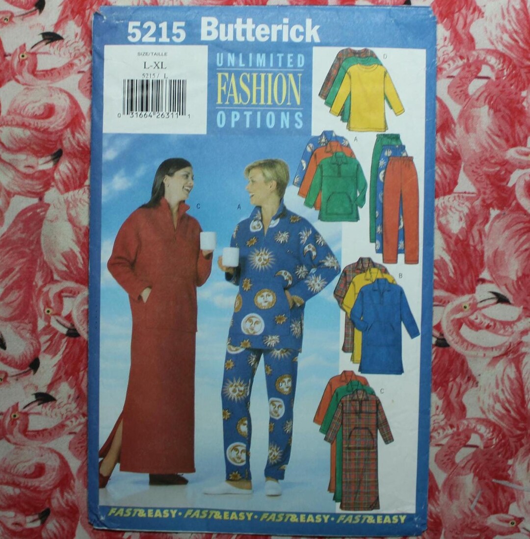 Uncut Butterick 5215 Misses'/misses Petite Dress, Top and Pants Size ...