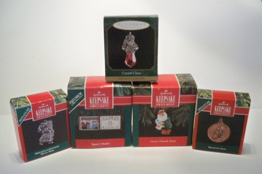 Hallmark Keepsake Christmas Miniature Ornaments Set of 4 - Etsy