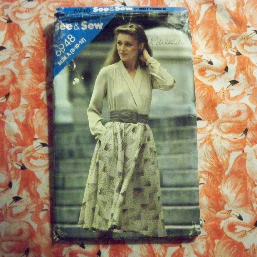 Uncut Butterick 6948 See & Sew Misses' Top and Skirt Loose-fitting Top ...