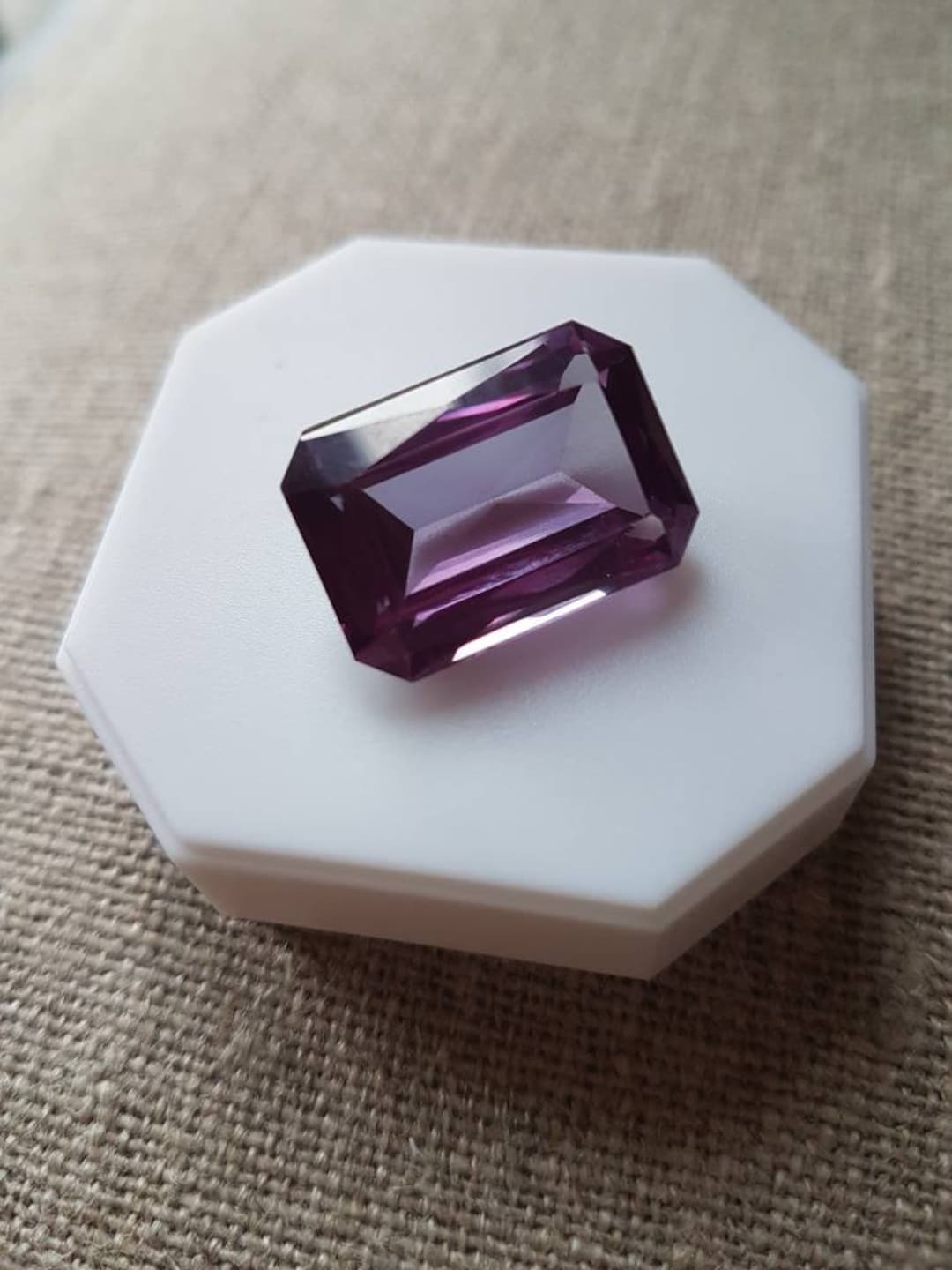 Large Vintage Colour-change Created Russian Alexandrite Stone - Etsy