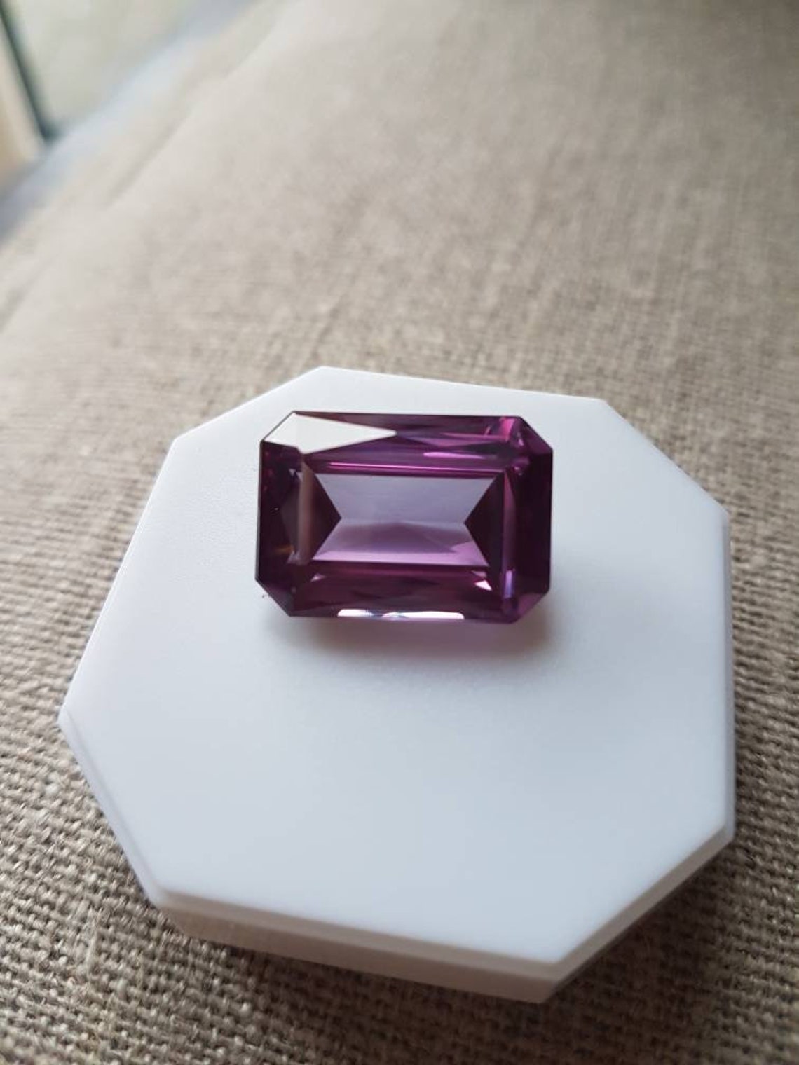Large Vintage Colour-change Created Russian Alexandrite Stone - Etsy