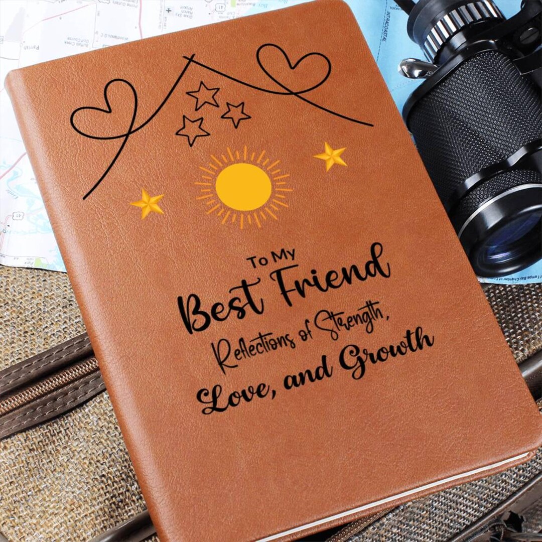 Friend Vegan Leather Journal: Personalized Friendship Gift - Etsy