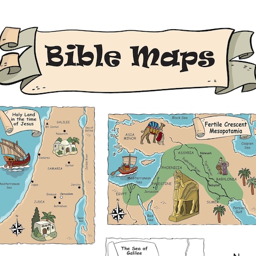 Bible Maps for Study and Teaching Instant Download - Etsy