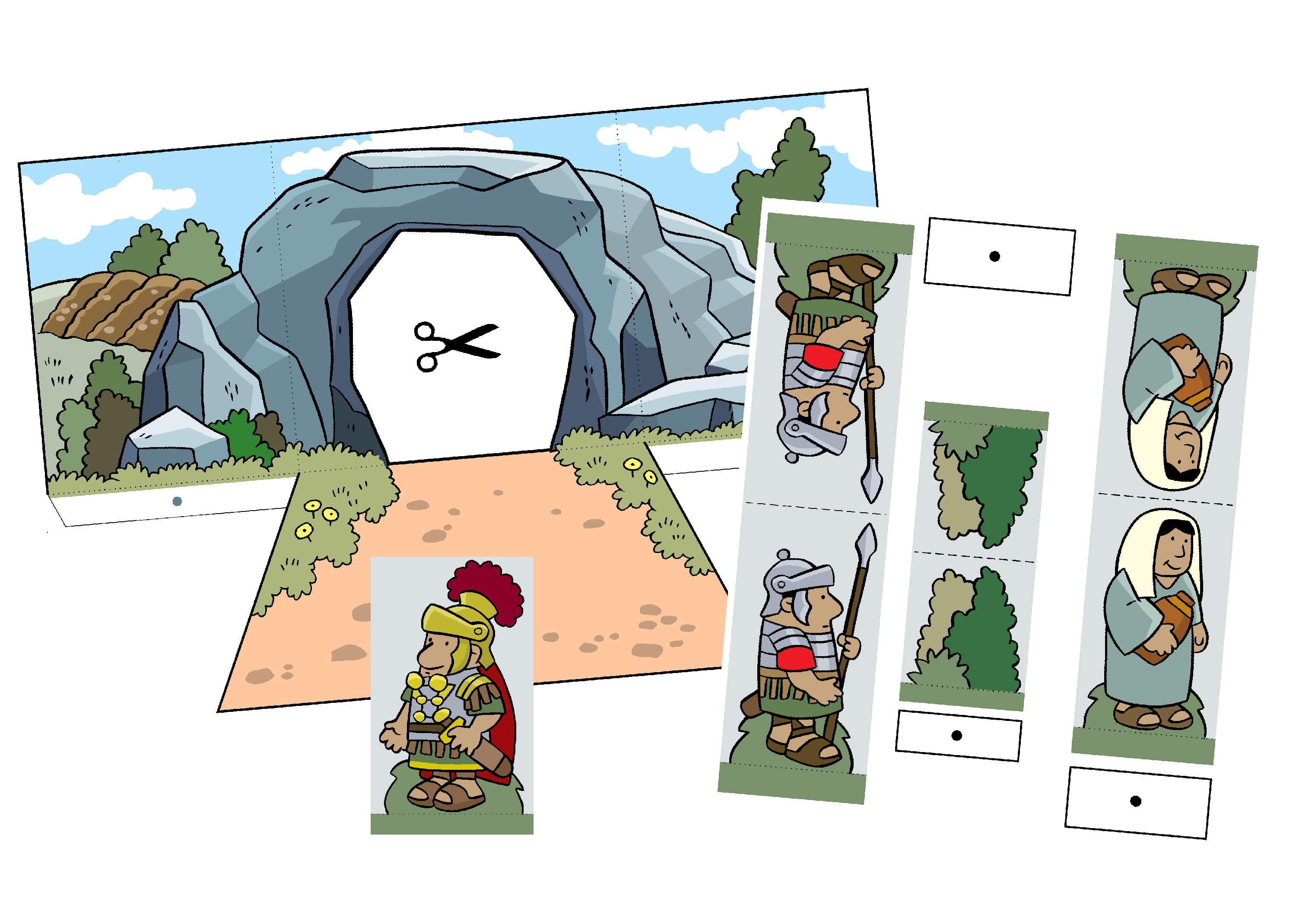 Easter Dioramas Set 1 – Paper Craft – Instant Download - Etsy
