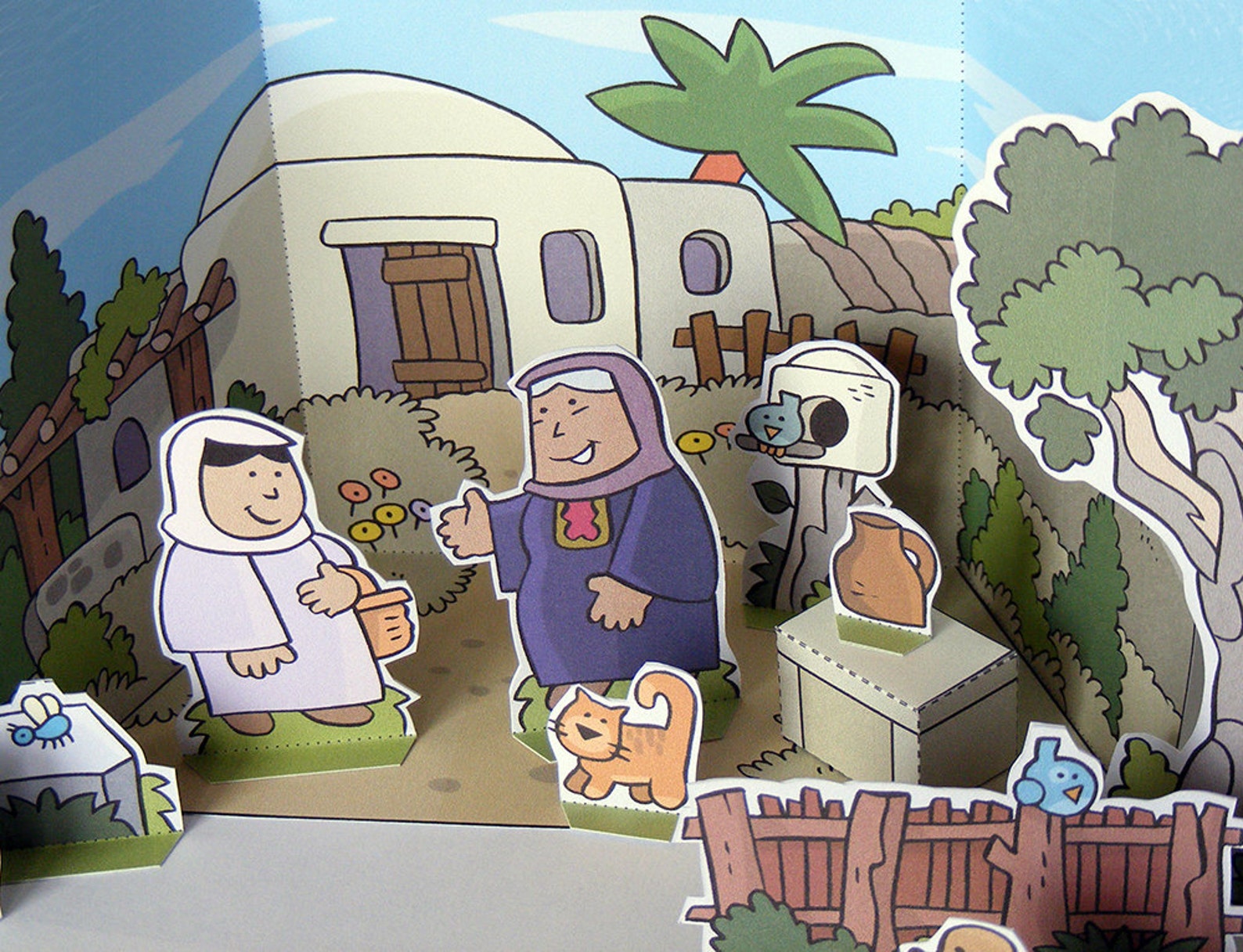 DIY Paper Christmas Dioramas, Christmas Paper Crafts, Nativity, Crèche ...