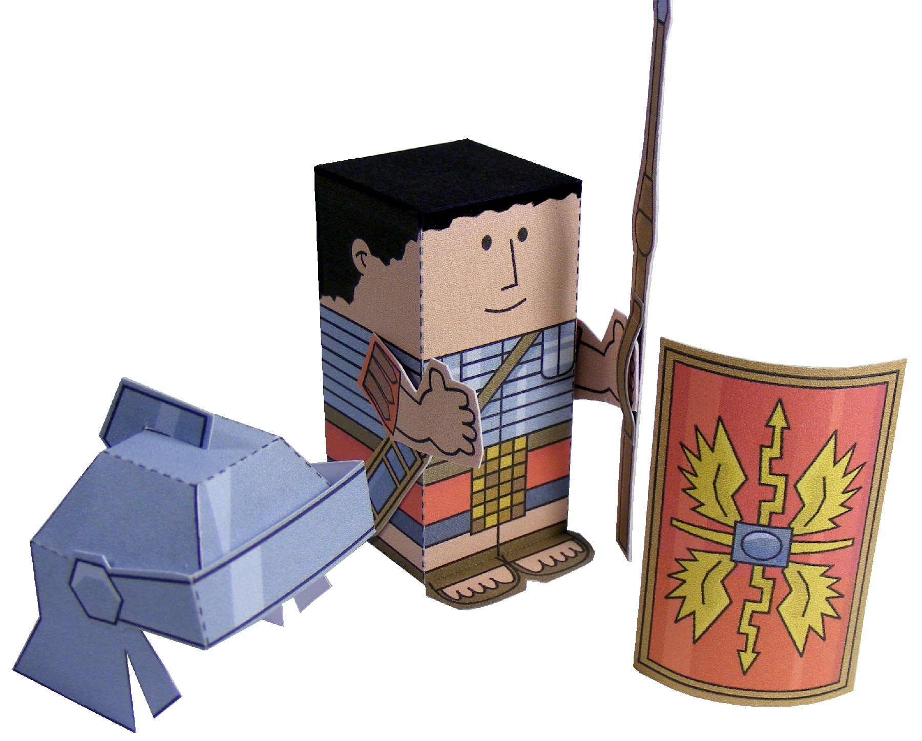 Antiquity Miniworld Paper Toys Roman Soldiers Cut, Assemble and Play ...
