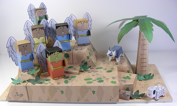 Bible Paper Toys Papercraft Paper Toys