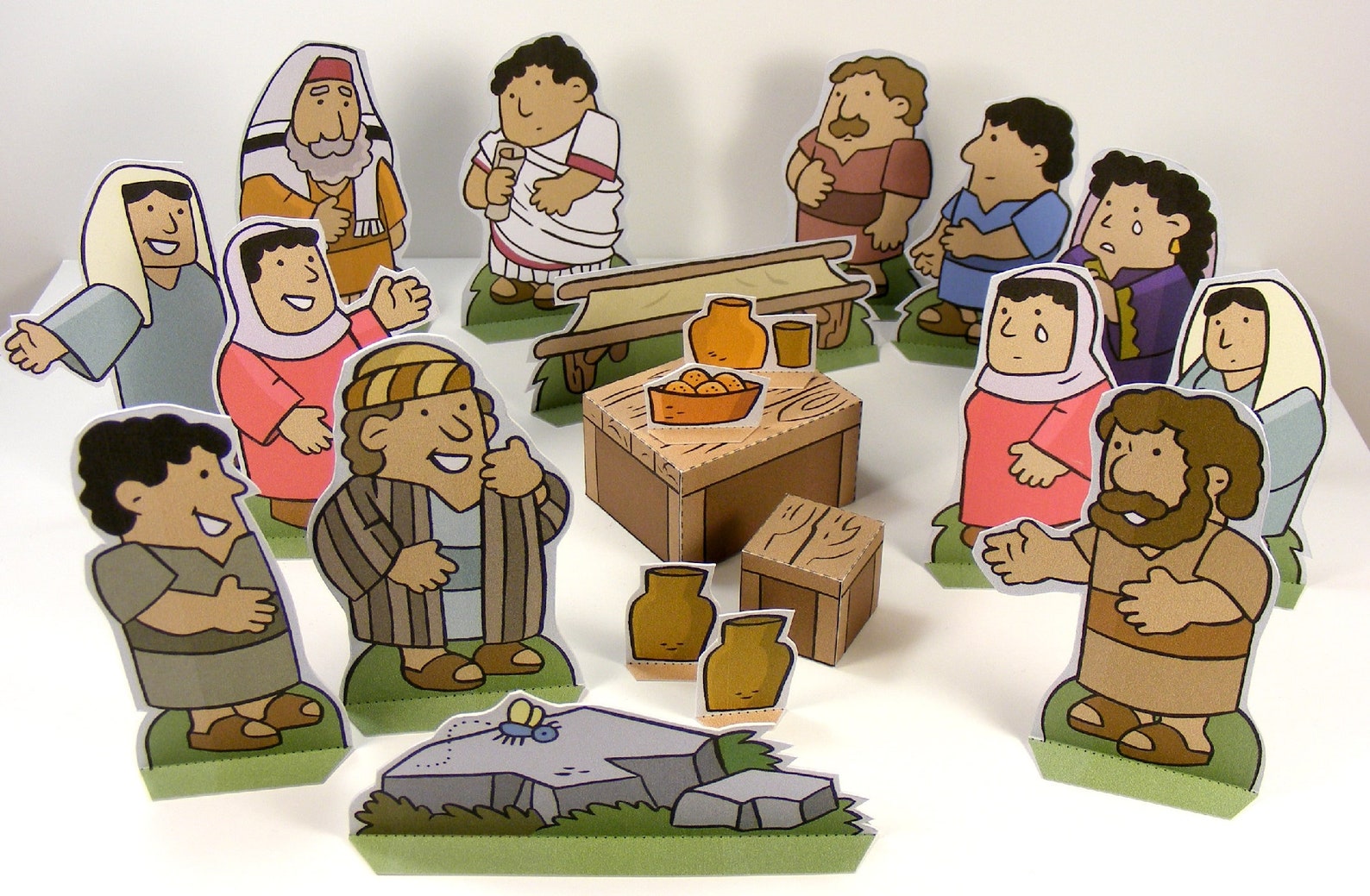 Easter Dioramas Set 2 – Paper Craft – Instant Download - Etsy