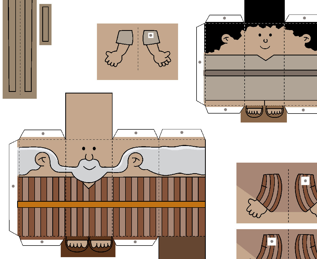 Bible Miniworld Paper Toys Shepherds and Angels Cut | Etsy