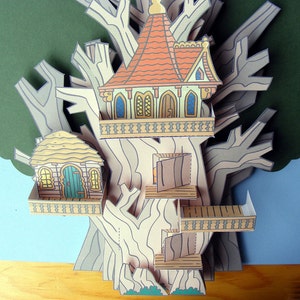 Built a Paper Tree House. Instant Download. - Etsy