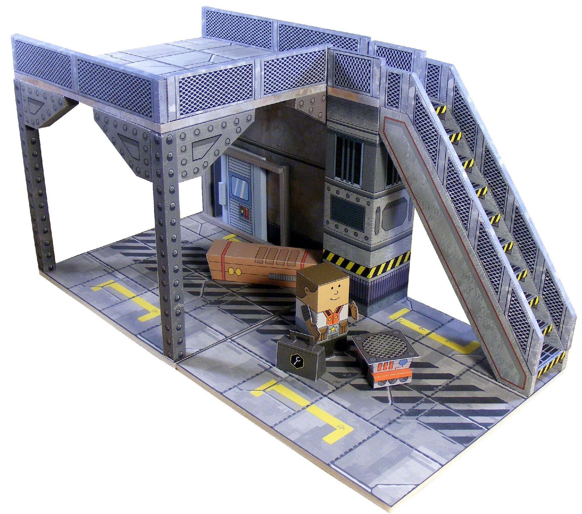 Paper Model Spacecraft Sci Fi