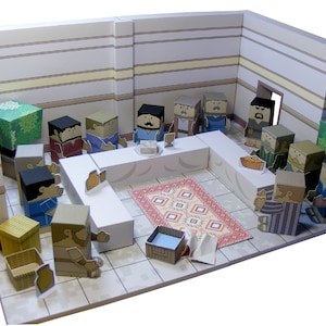 Bible Miniworld Paper Toys – the Last Supper. Instant Download - Etsy