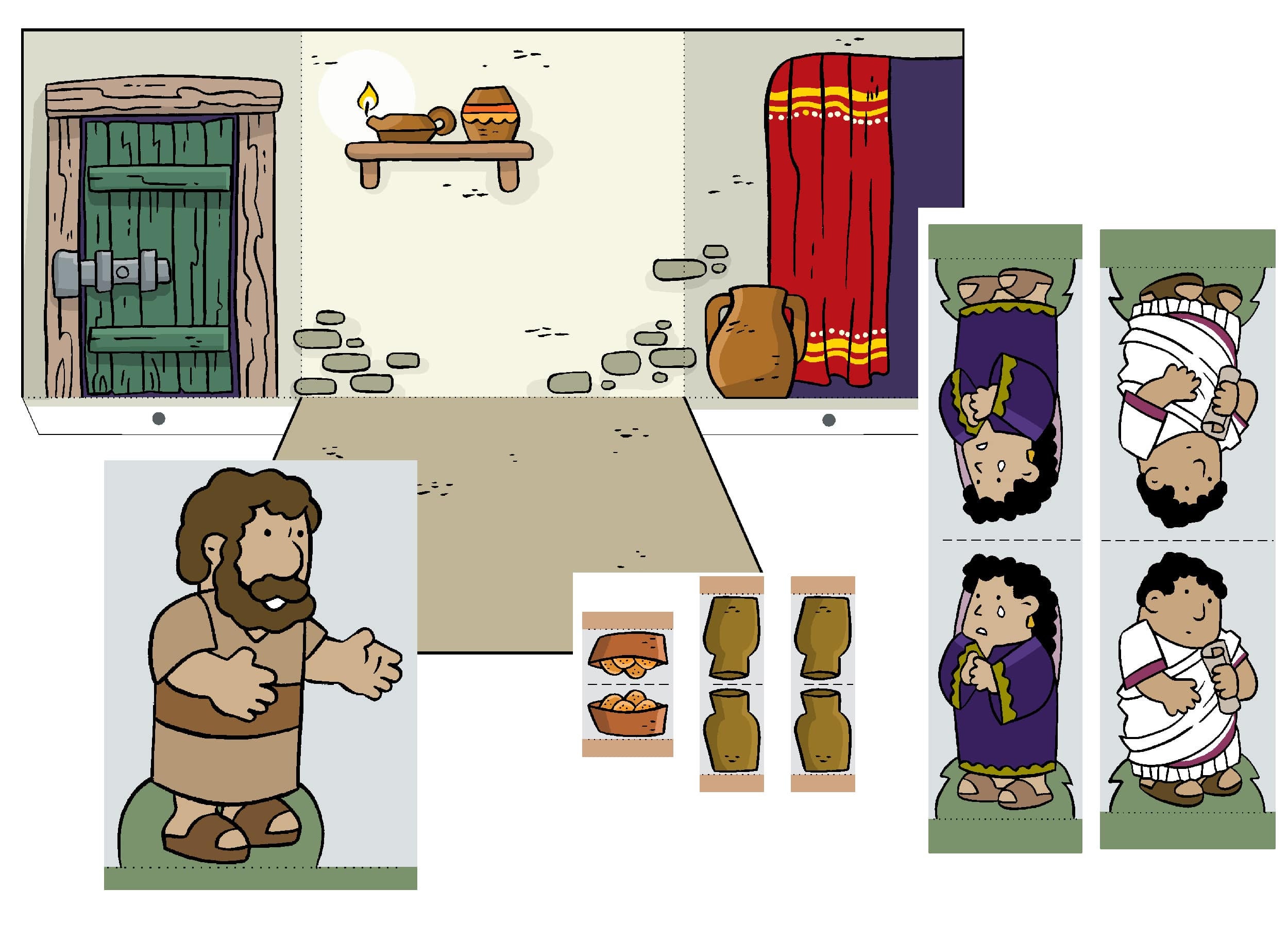 Easter Dioramas Set 2 – Paper Craft – Instant Download - Etsy