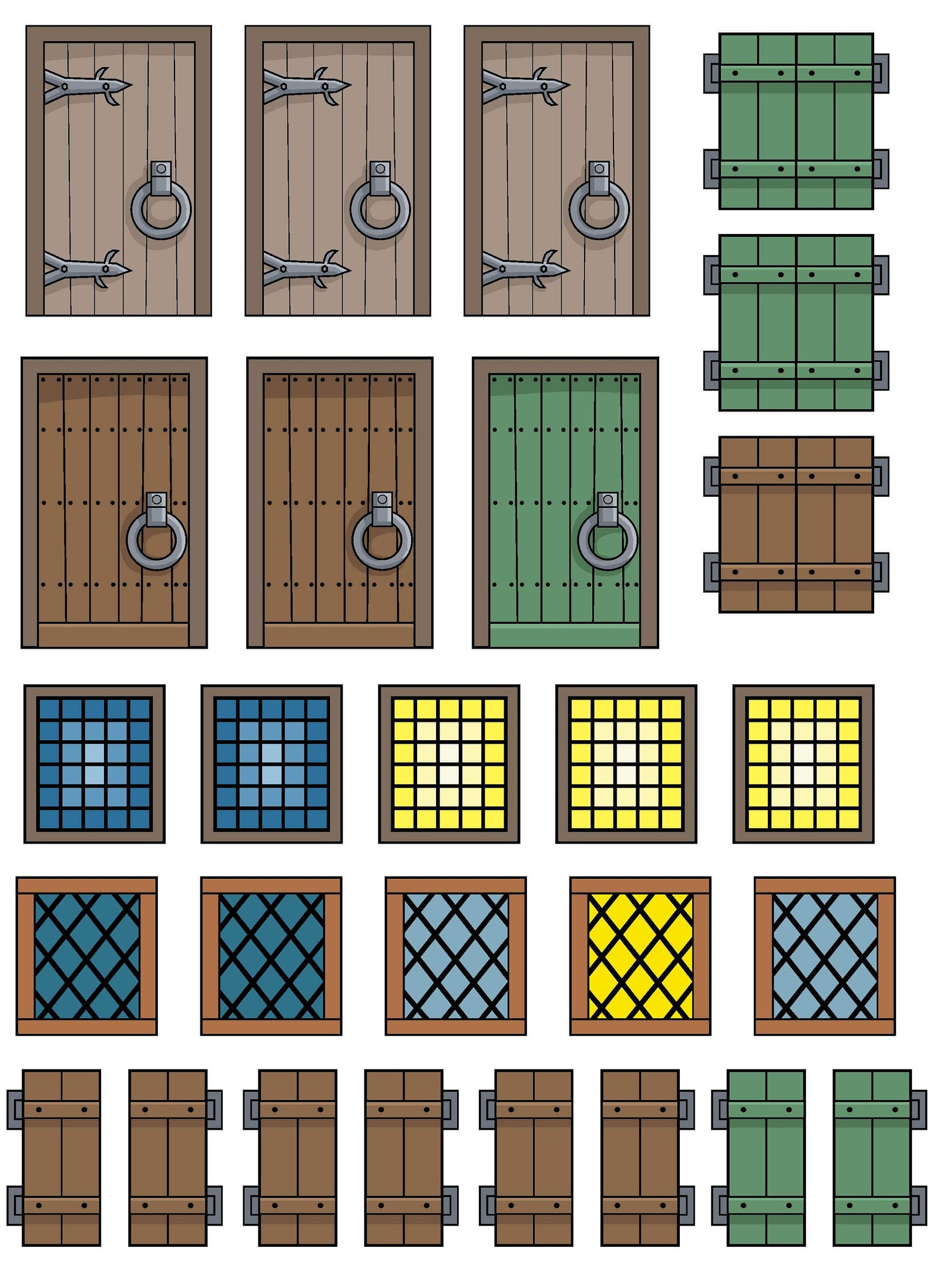 Medieval Miniworld – the Village – Set 1 - Etsy