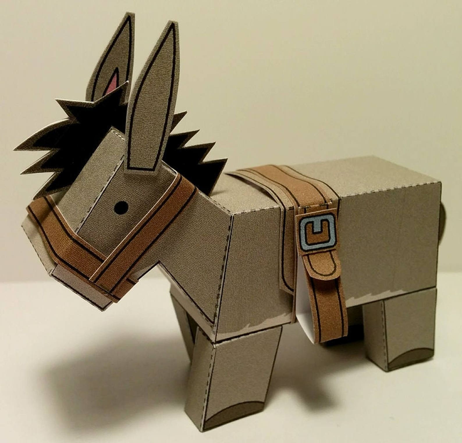 MINIWORLD PAPER TOYS – Donkey Cart – Cut, Assemble and Play. Instant ...
