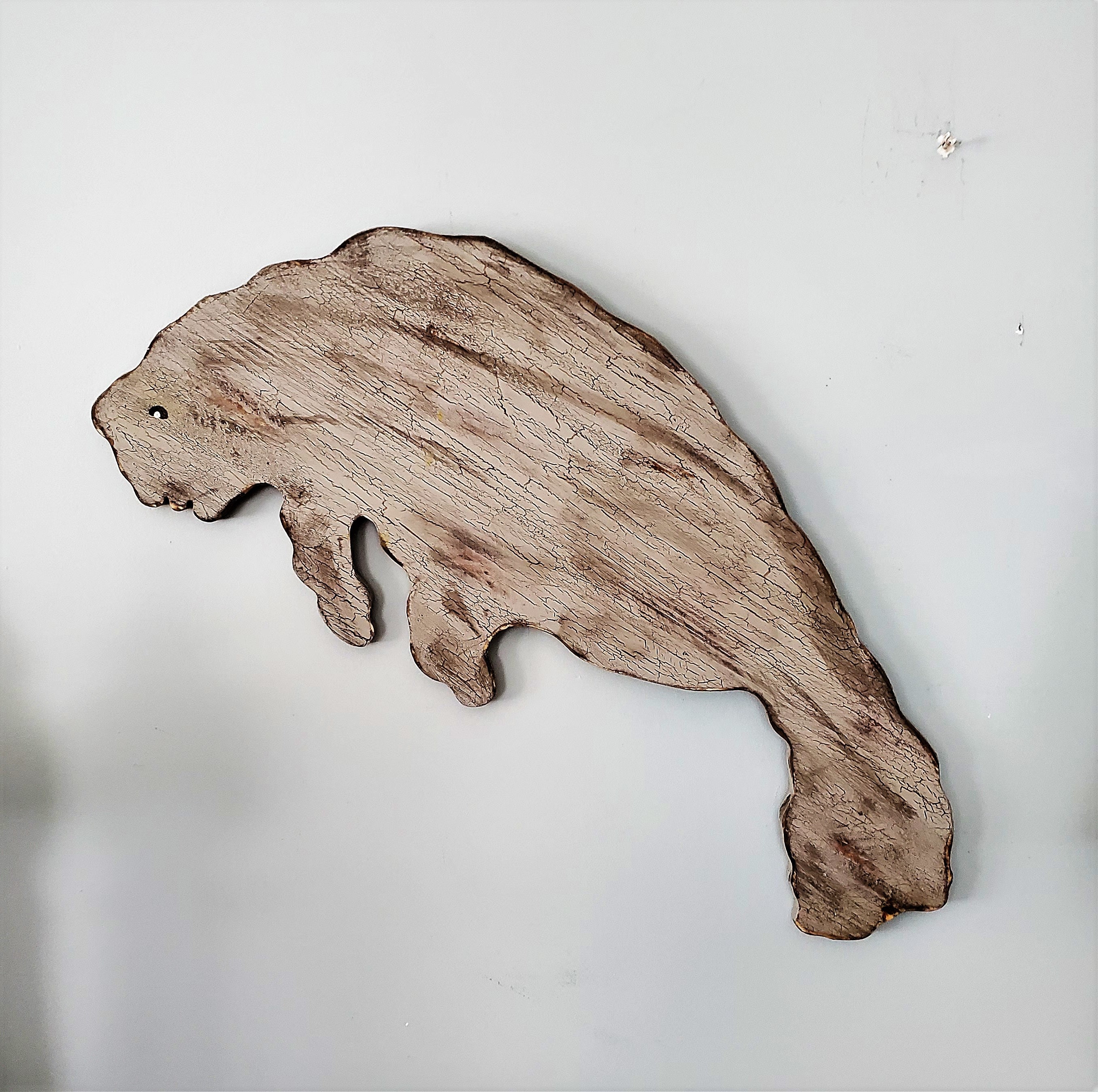 Celebrate Marine Life and Legally Protected Animals Wood Manatee 24x11 ...