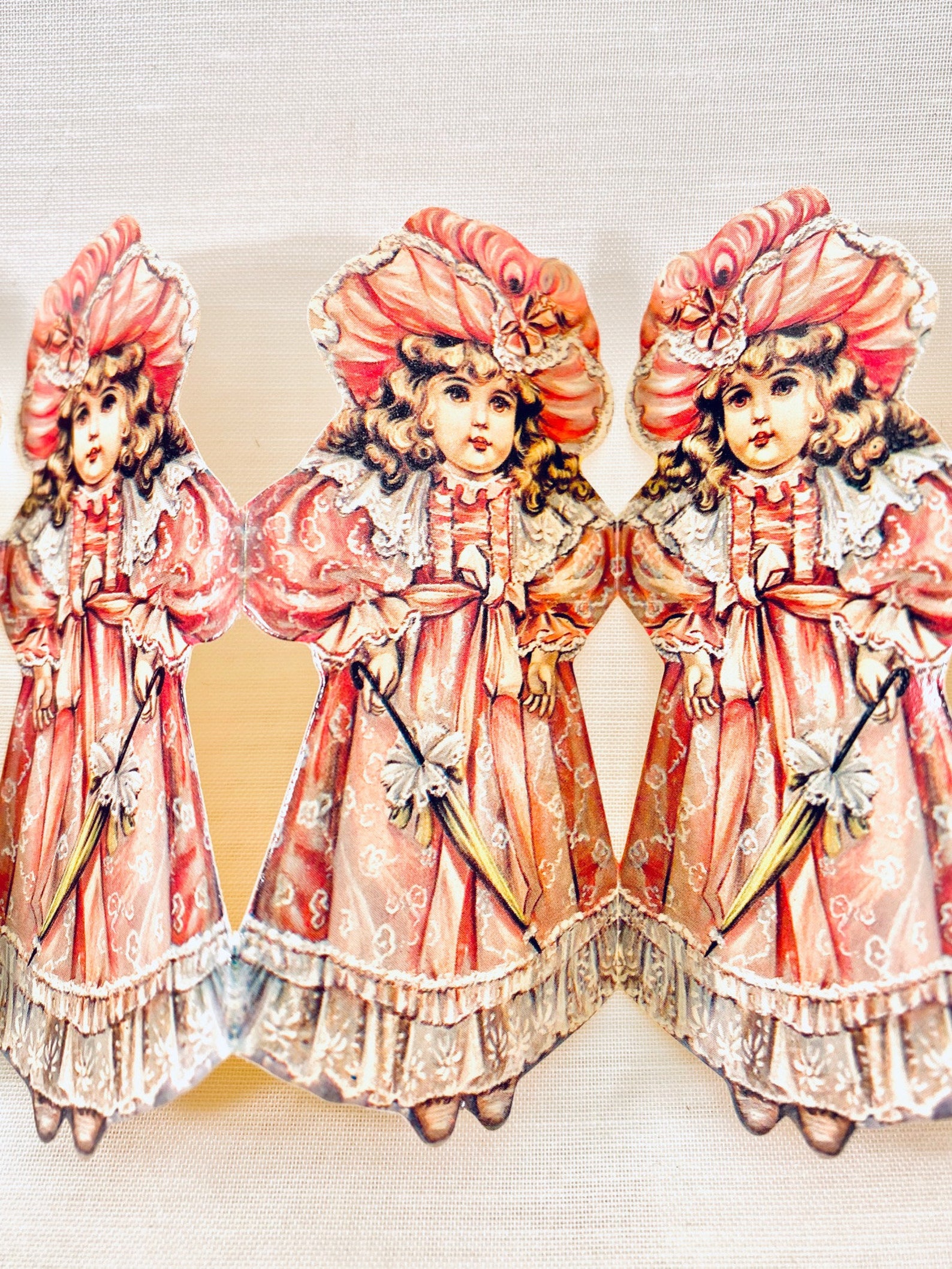 Antique Paper Dolls Linked Victorian Die Cut Girls Etsy antique-paper-dolls-linked-victorian-die-cut-girls-etsy