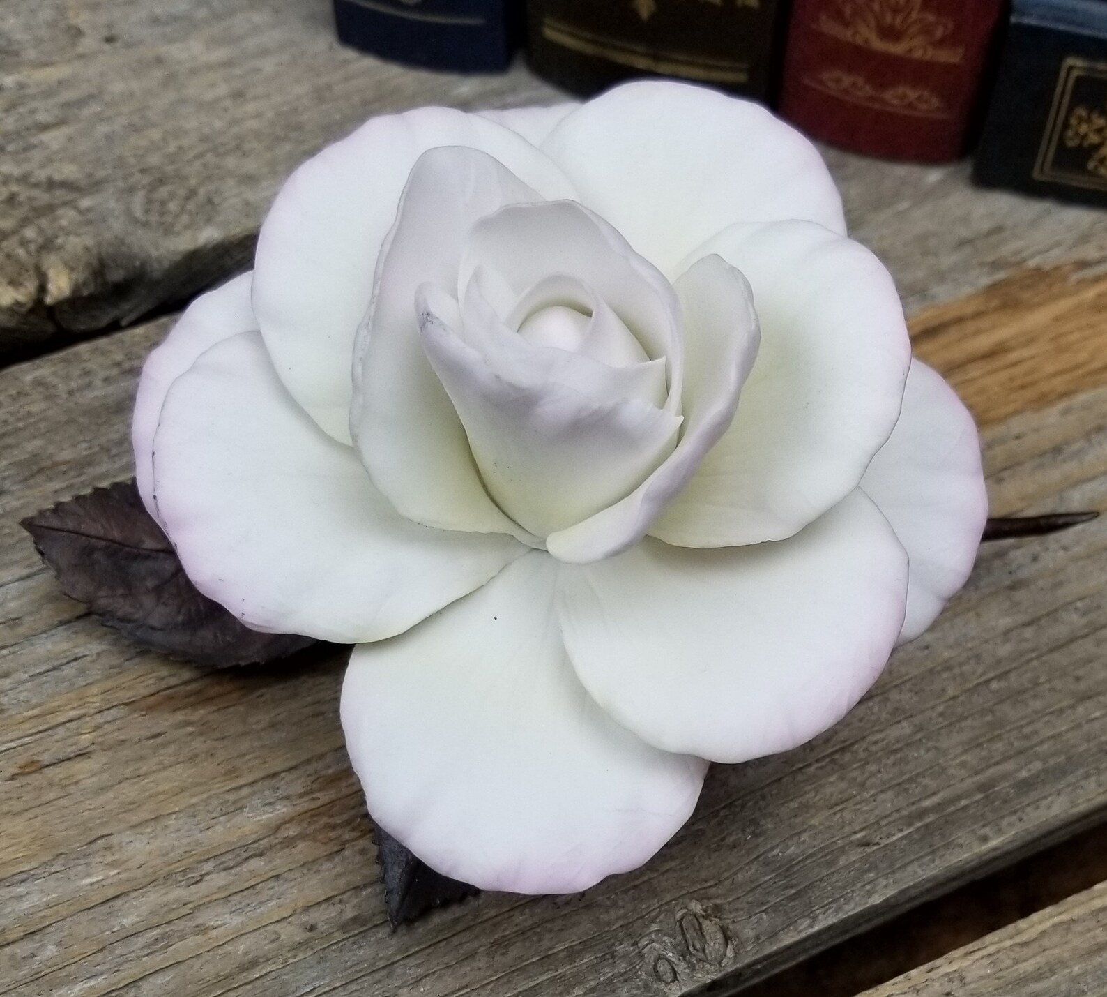 Boehm Peace Rose FR1 Porcelain and Bronze Sculpture England - Etsy