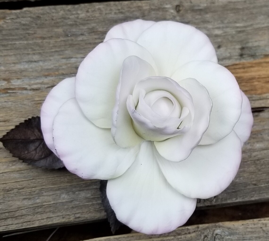 Boehm Peace Rose FR1 Porcelain and Bronze Sculpture England - Etsy