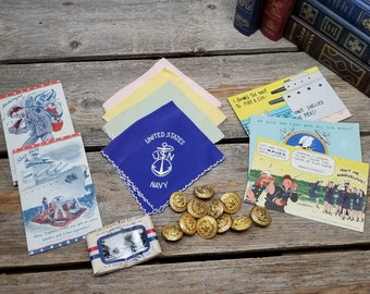 Wwii Navy Postcards - Etsy