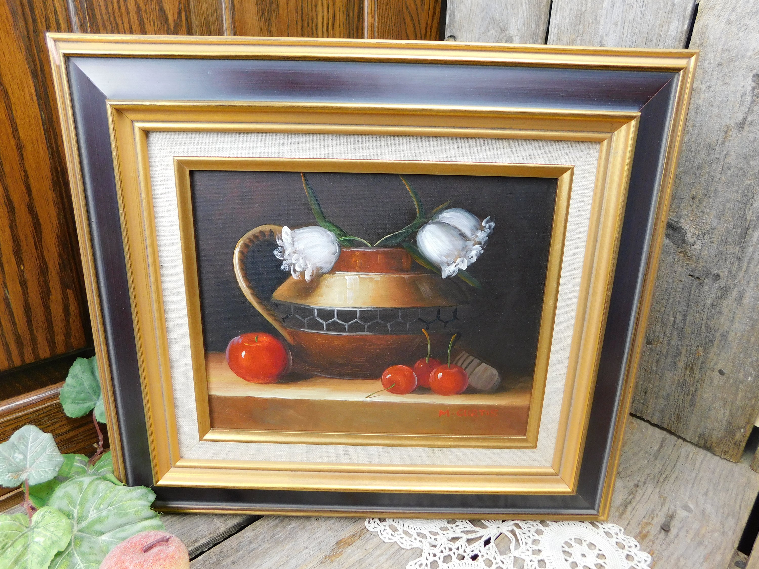 Vintage Ethan Allen Home Collection Still Life on Canvas Print - Etsy ...