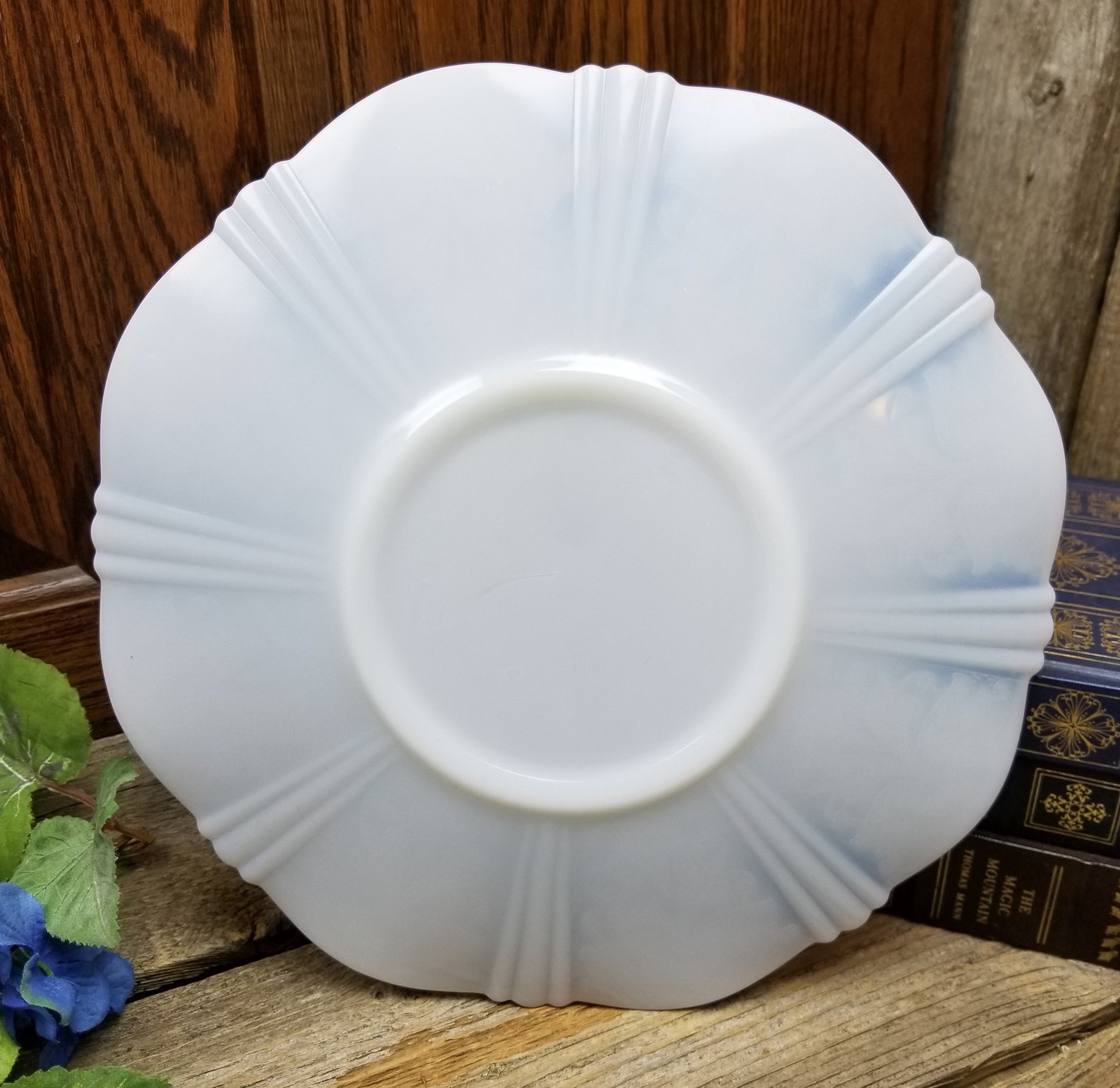 Monax Translucent White Depression Glass American Sweetheart - Etsy