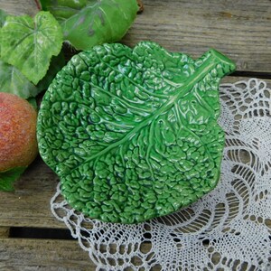 On Sale......set of 2 Handmade Cabbage Leaf Condiments Bowls - Etsy