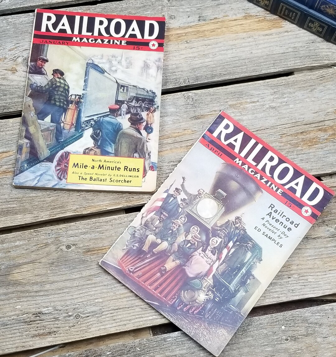 Railroad Magazines - Jan. 1940 and April 1940 - Stories- Advertising ...