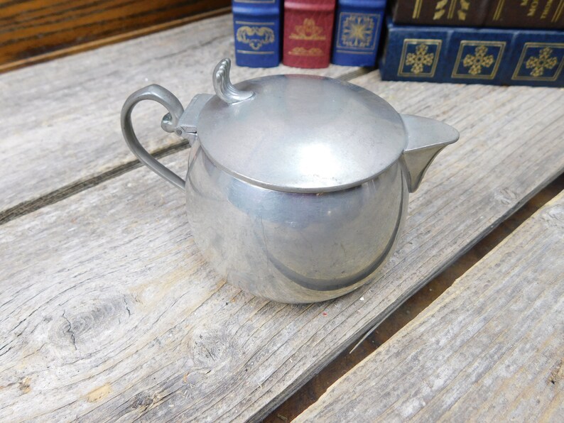 Set of Rustic Vintage Cornwall Pewter Teapot Covered | Etsy