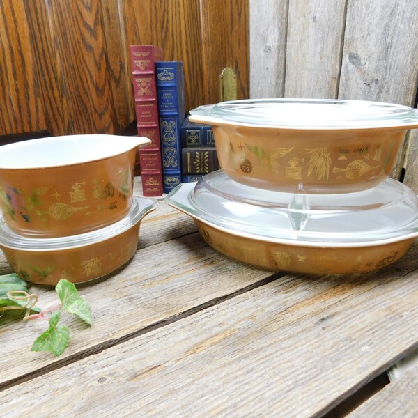 Pyrex Early American - Etsy