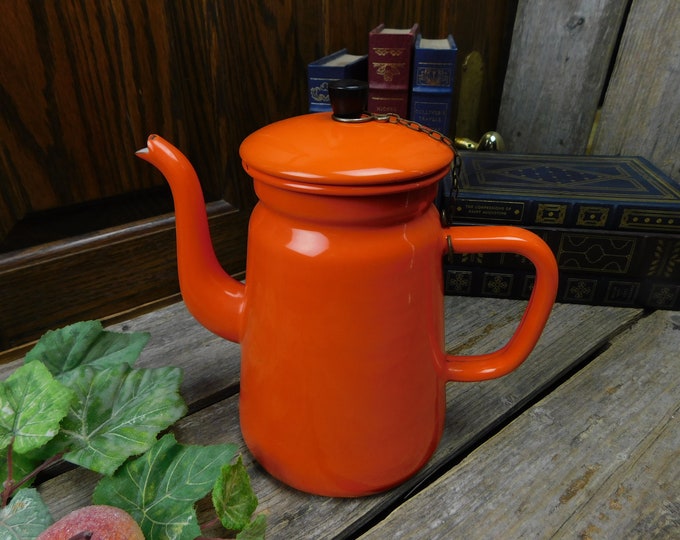 Rustic Farmhouse Kitchen Gray Graniteware Coffee Pot/old Rustic ...