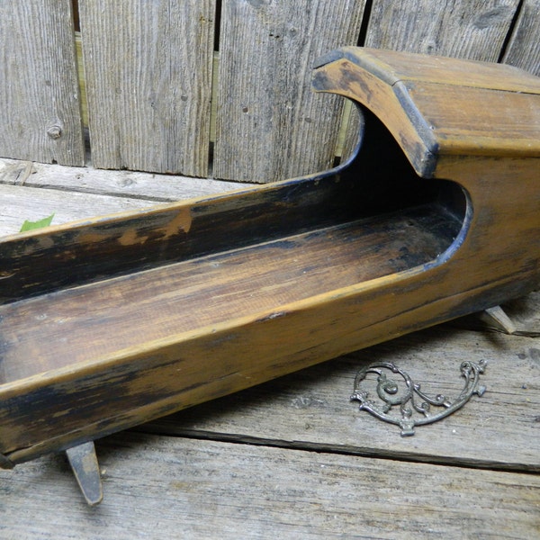 Antique Wood Cradle - Etsy