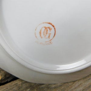 Set of 4 Vintage Otto Grunert OG Germany Lusterware Dessert Plates With ...