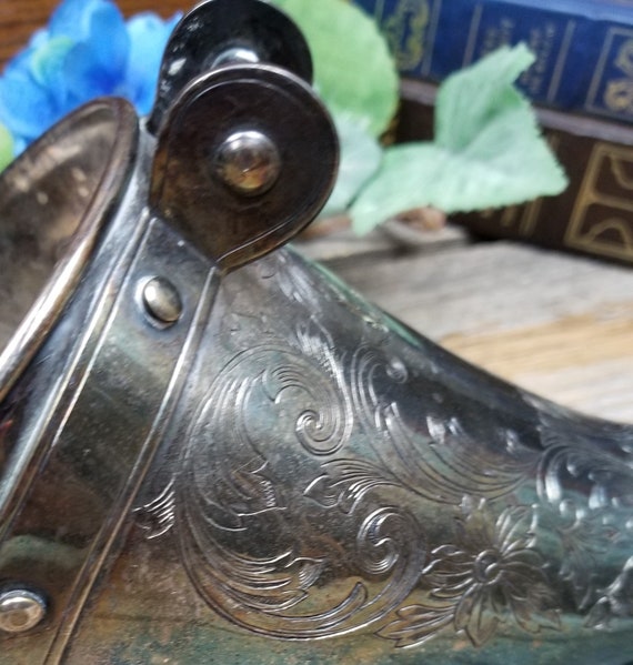 Eberle Silver Plate Spanish Colonial Decorative Engraved | Etsy