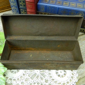 Antique Vintage Metal Hardware Box - Etsy