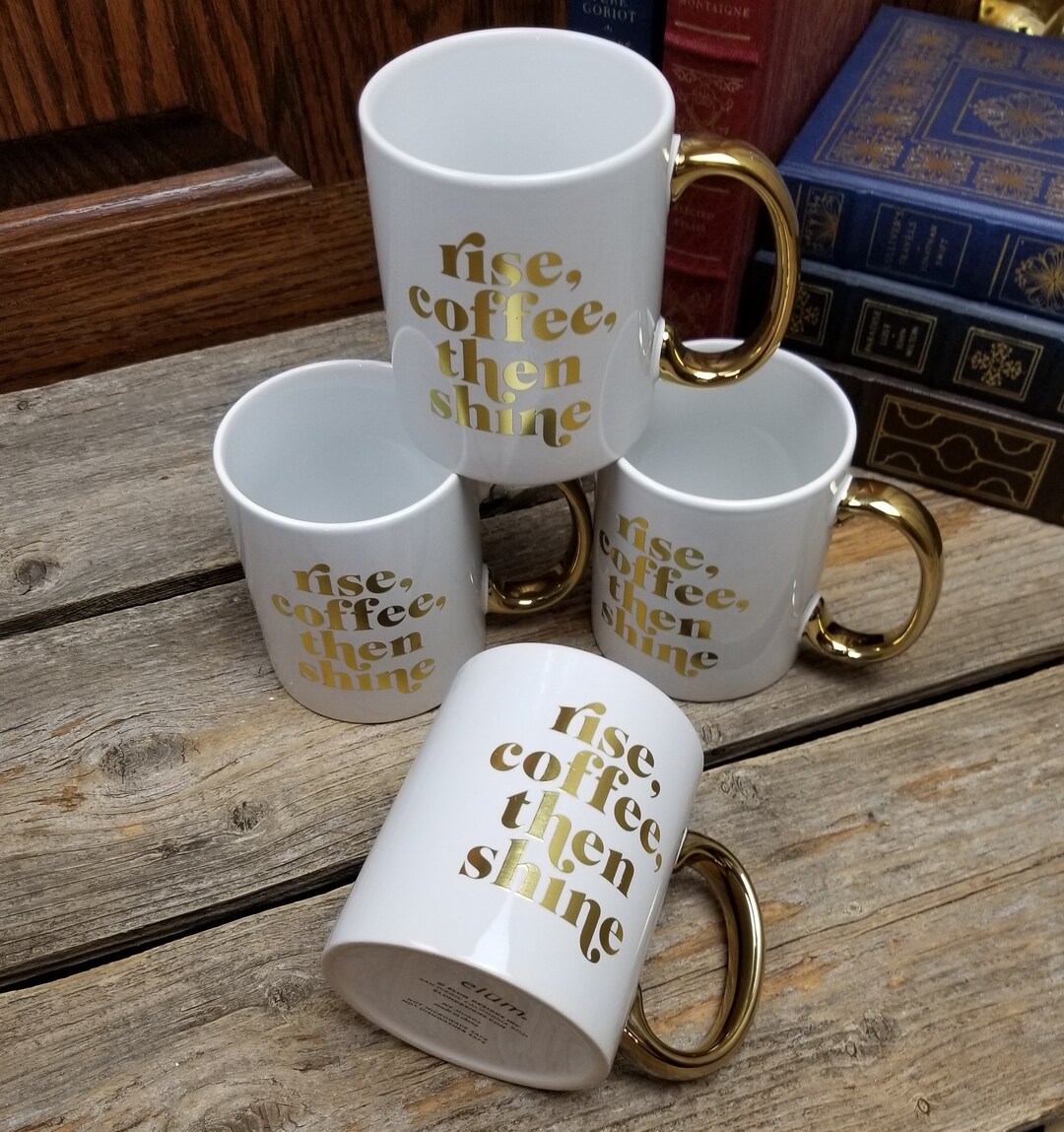 Elum Rise, Coffee, Then Shine Coffee Mugs Set of 4 - Etsy