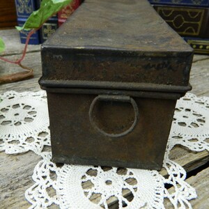 Antique Vintage Metal Hardware Box - Etsy