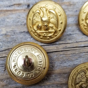 Collection of WWII U.S. Navy Items Waterbury and Vanguard Buttons ...