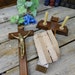 Antique Wooden Divinity Last Rites Catholic Cross - Etsy