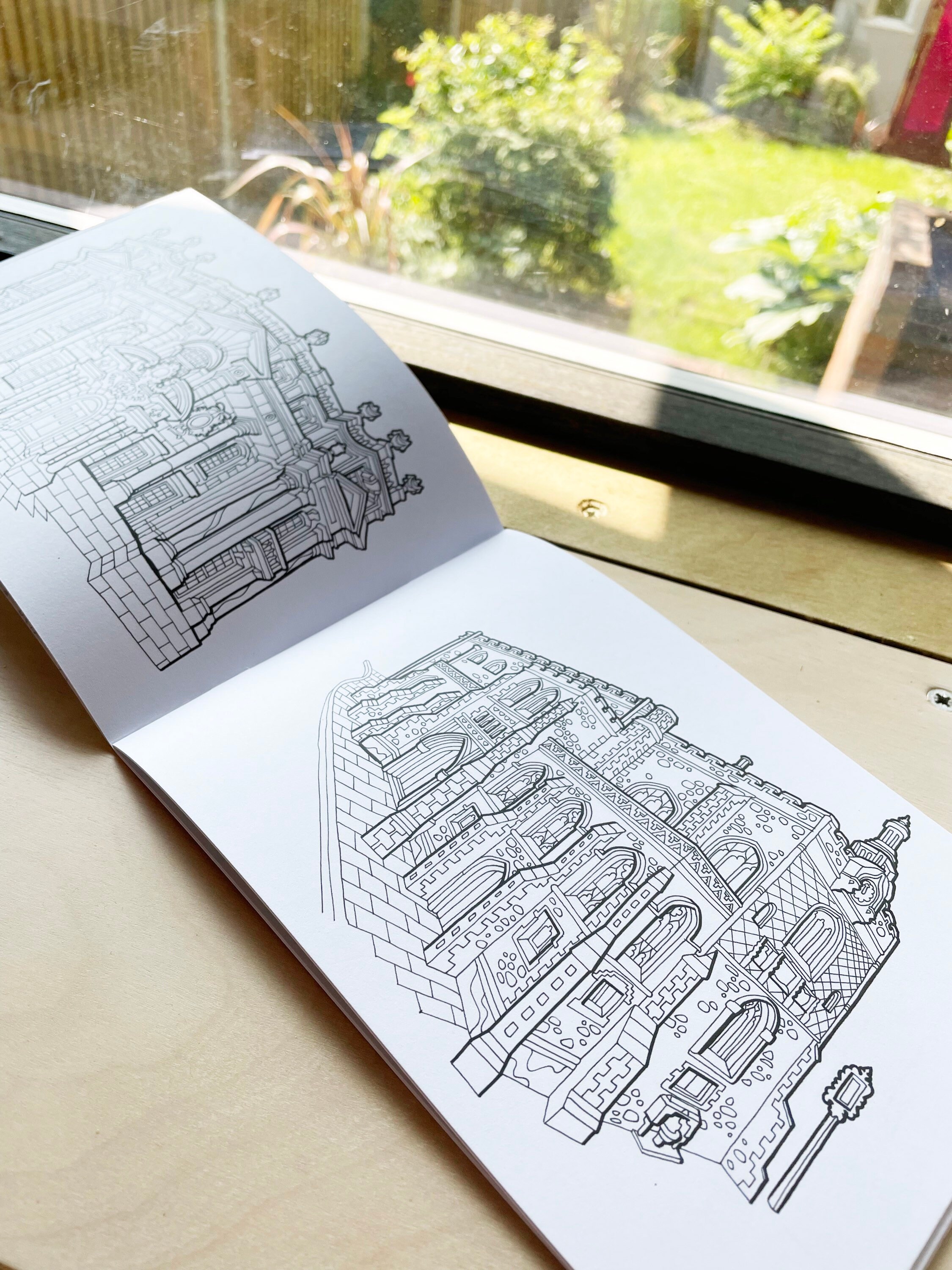 Colour in Norwich Lanes Colouring Book. Illustrated Norfolk City ...